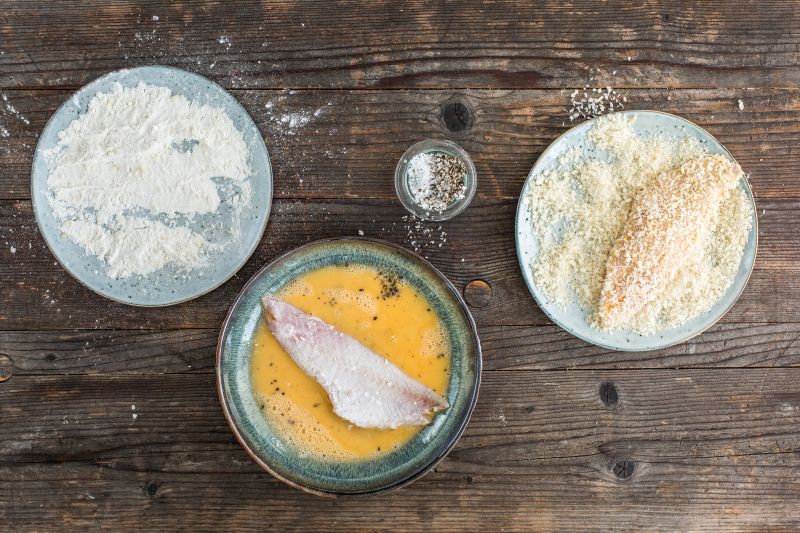 Rotbarsch panieren - So gelingt's