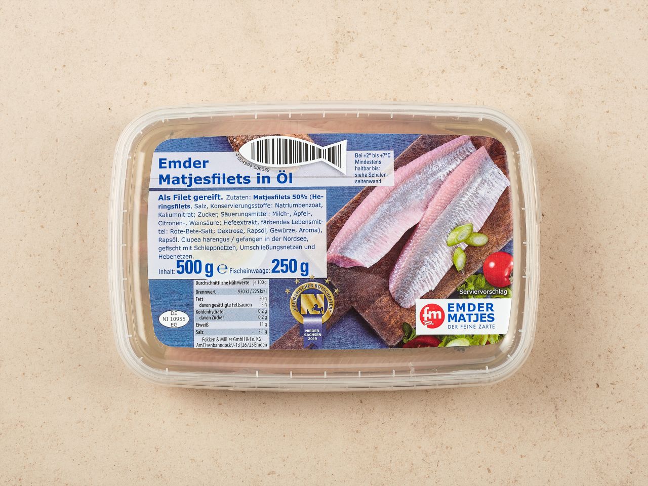 Emder Matjesfilets in Öl online kaufen | Deutsche See Shop