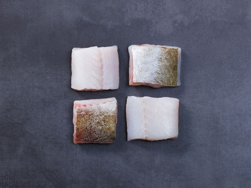 Handfiletierte Portionen