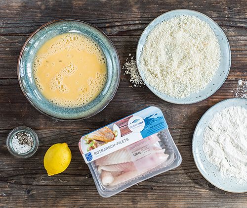 Rotbarsch panieren - So gelingt's